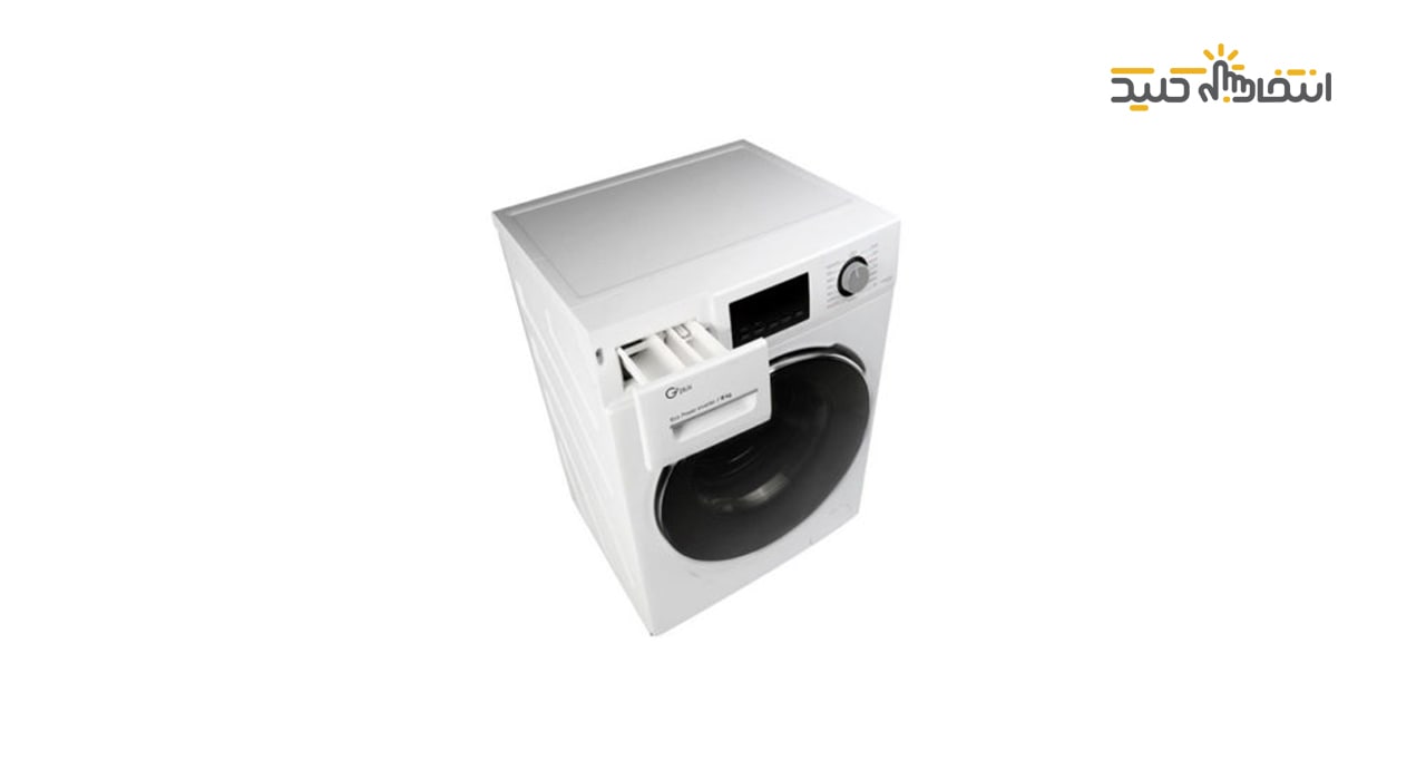 ماشین لباسشویی 8 کیلویی جی پلاس مدل GWM-J8250W