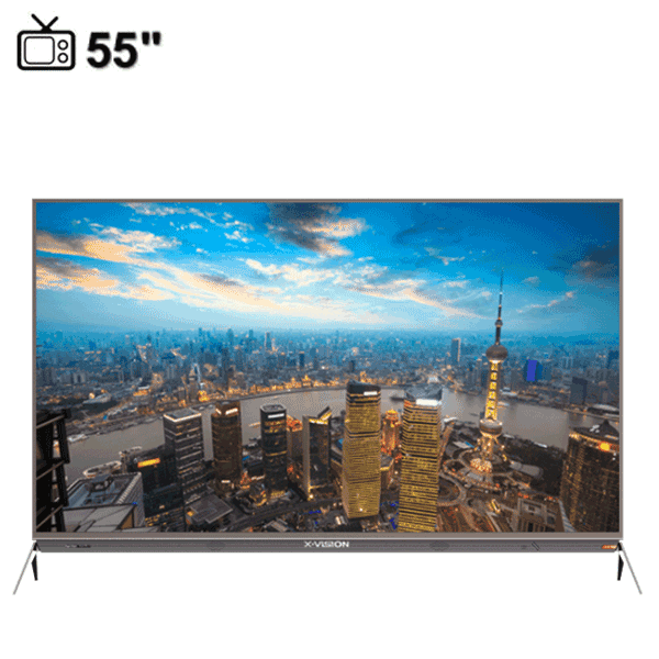 تلویزیون ال ای دی هوشمند ایکس ویژن مدل 55XKU635 سایز 55 اینچ - فروشگاه اینترنتی گلدیران سنتر