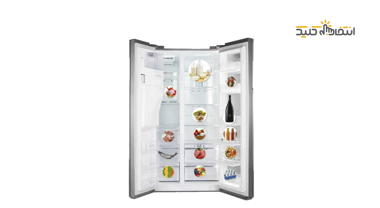 یخچال فریزر ساید بای ساید مدل S8-2322GW سری Snowa Hyper