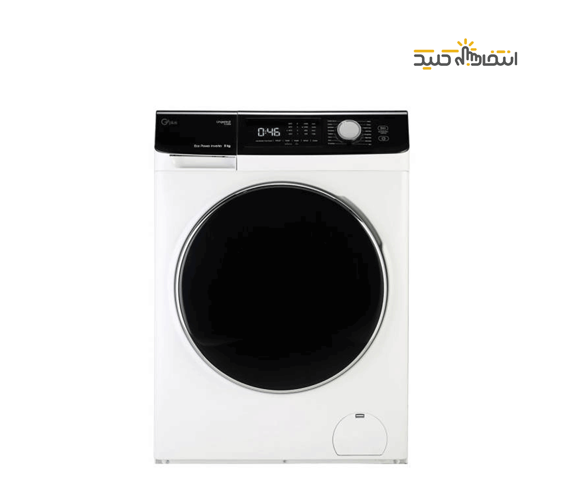 ماشین لباسشویی جی پلاس مدل GWM-K846W ظرفیت 8 کیلوگرم - فروشگاه اینترنتی گلدیران سنتر