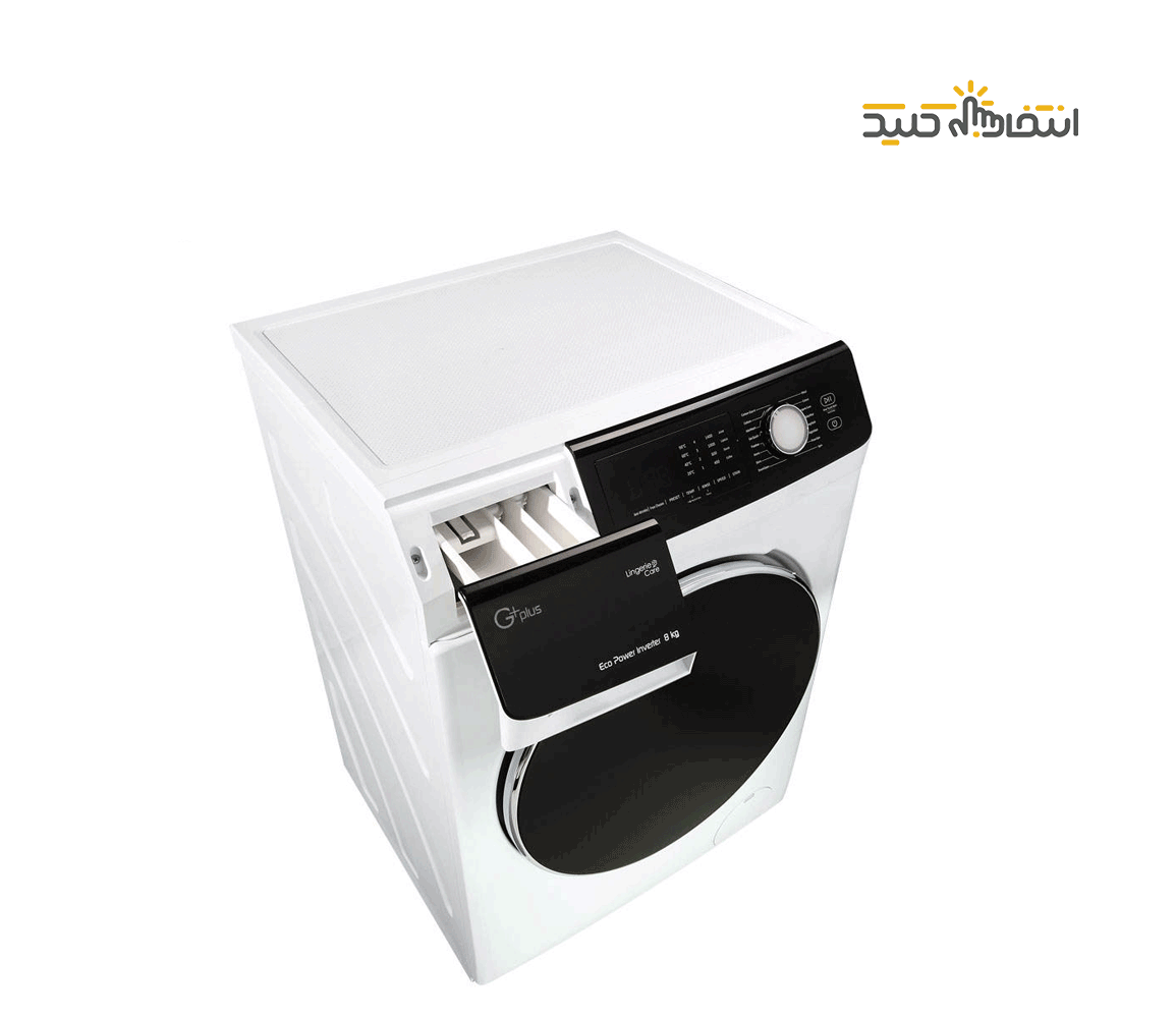 ماشین لباسشویی جی پلاس مدل GWM-K846W ظرفیت 8 کیلوگرم - فروشگاه اینترنتی گلدیران سنتر